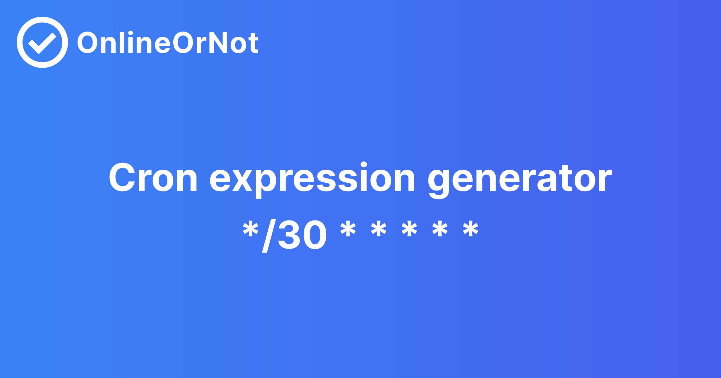 Run a Cron Job Every 30 Seconds - OnlineOrNot